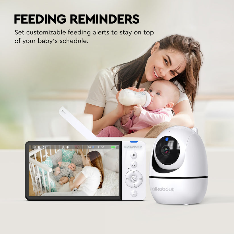 Walkabout 360 View HD Wireless Full HD Resolution Video Baby Monitor ...